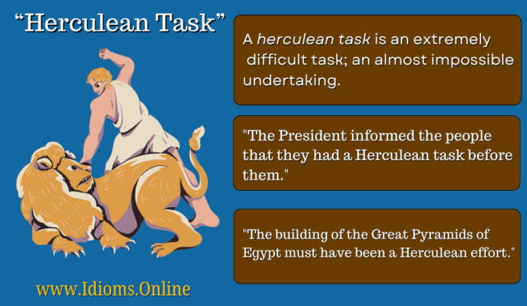 Herculean Task | Idioms Online