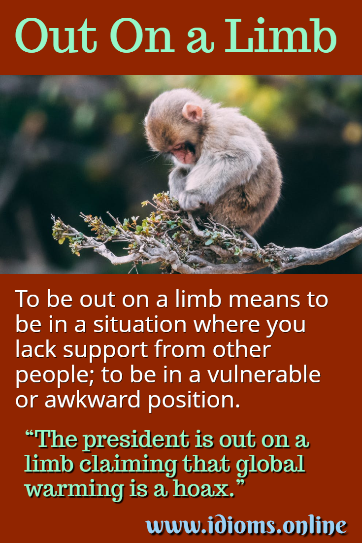 Out On A Limb Idioms Online