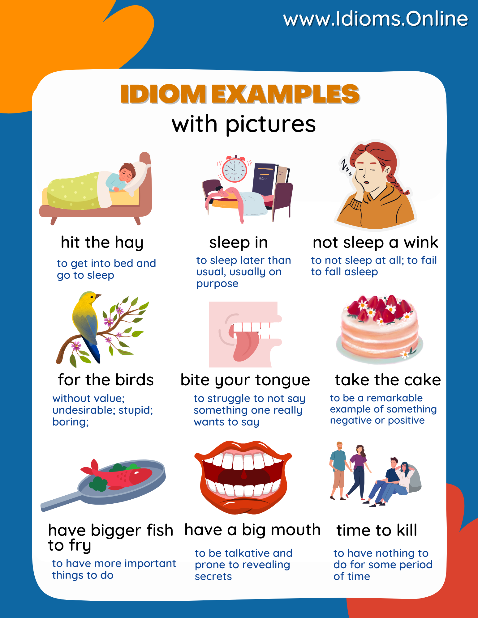 Idioms Examples